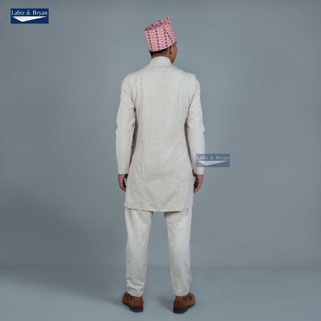 Men’s Traditional Daura Suruwal | National Outfit of Nepal – Kapadaa